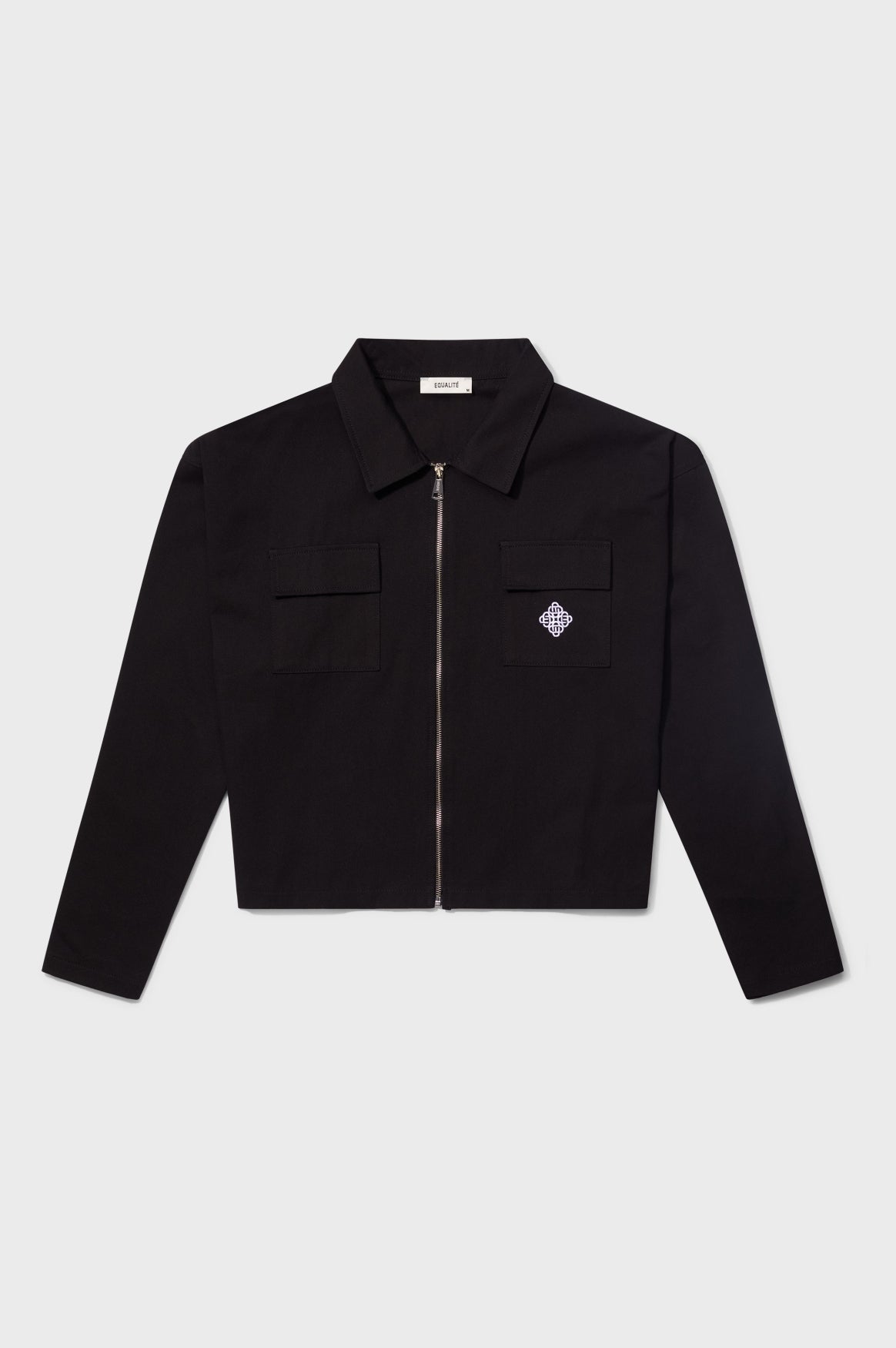 SYMBOL BOXY JACKET | BLACK - Equalité